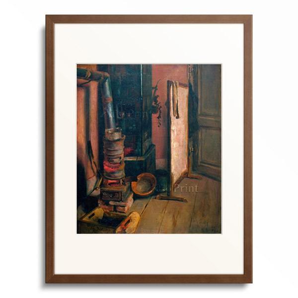 Delacroix, Eugene 1798-1863."Coin d’atelier. Le poele" (Corner of the studio. The oven), 1830.Oil on canvas, 51 × 44cm.R...