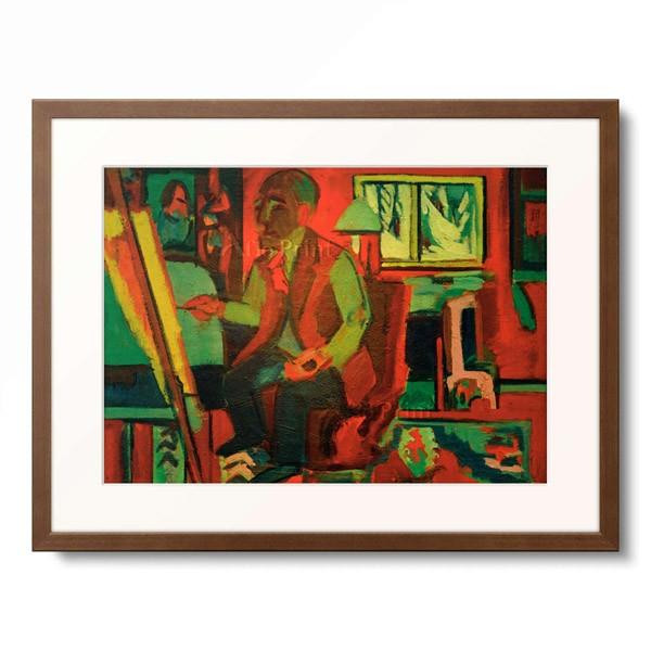 Wiegers, Jan; Dutch painter and sculptor; Kommerzij, Groningen, 31.7.1893 - Amsterdam, 30.11.1959."Dutchman in his studi...