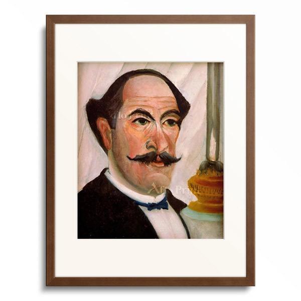 Rousseau, Henri, called le Douanier.French artist; Laval (Mayenne) 21.5.1844- Paris 2.9.1910."Portrait de l’artiste par ...