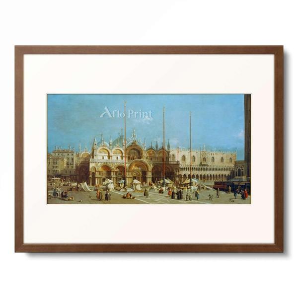 Venice - Venezia (Italy),St Mark’s Square - Piazza di San Marco."St Mark’s Square in Venice" (View of San Marco and the ...