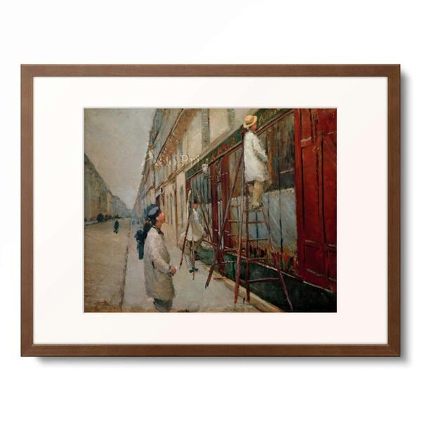 Caillebotte, Gustave; French painter, 1848-1894."Peintres en batiments (esquisse) "(painter, sketch in oil), 1877.Oil on...