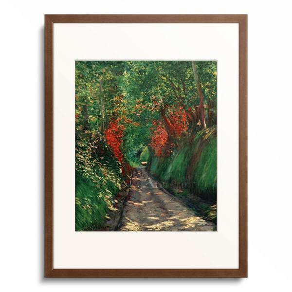 Caillebotte, Gustave 1848-1894."Allee sous bois" (Path Under Trees), 1880.Oil on canvas, 65.5 × 54 cm.Private collection.