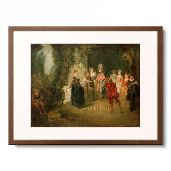 museum: Berlin, SMB, Gemaldegalerieartist: Antoine Watteautime period: 18TH CENTURY; 2ND MILLENNIUM A.D.technique: PAINT...