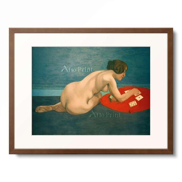 Vallotton, Felix 1865-1925."La reussite" (Nude playing solitaire), 1912.Oil on canvas, 90 × 117cm.Inv. No. 2459Zurich, K...