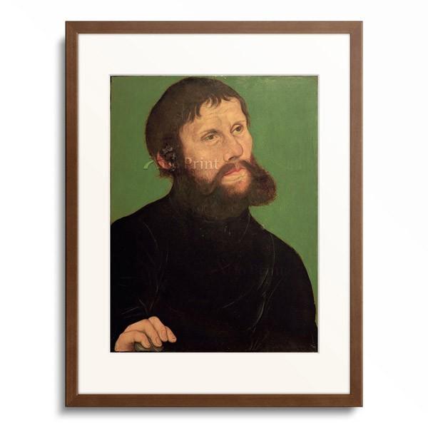 Martin Luther, religious reformer; Eisleben 10.11.1483 -ibid. 18.2.1546."Bildnis Luthers als Junker Jorg" ("Likeness of ...
