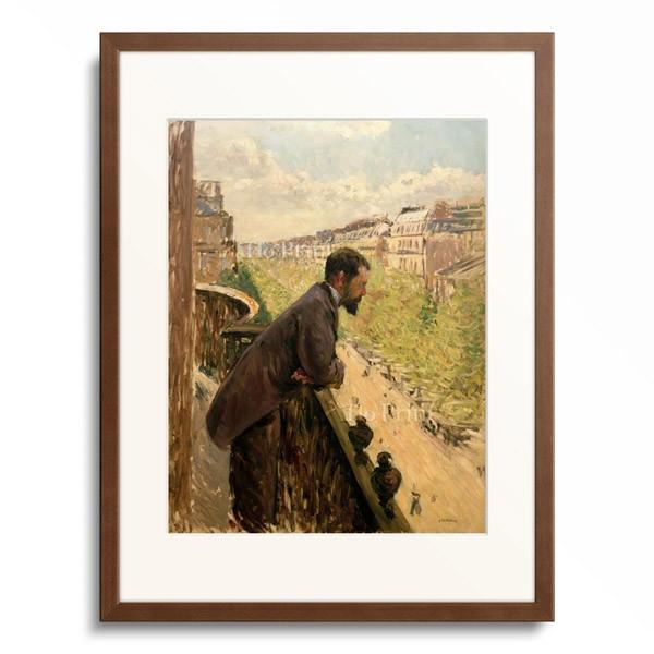 Caillebotte, Gustave 1848-1894."Homme au balcon" (Man on Balcony),1880.Oil on canvas, 116 × 90 cm.Private Collection.