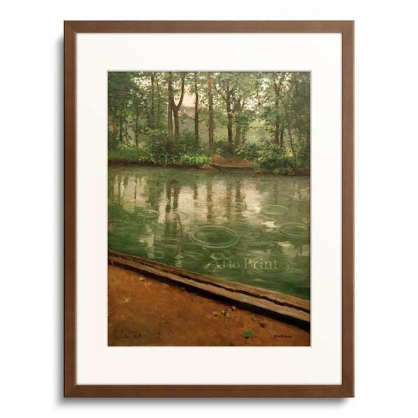 Caillebotte, Gustave1848-1894,"L’Yerres, effet de pluie" (The Yerres River in the rain), 1875.Oil on canvas, 81 × 59 cm....
