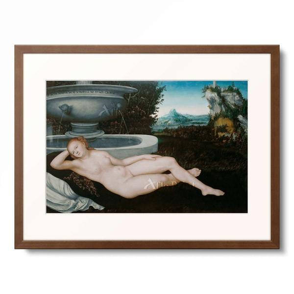Cranach, Lucas th. E.. 1472-1553."Naiad", c. 1515.Oil on limewood, 58.1 × 86.7 cm.Inv. no. GK I 1926Berlin-Potsdam, SPSG.