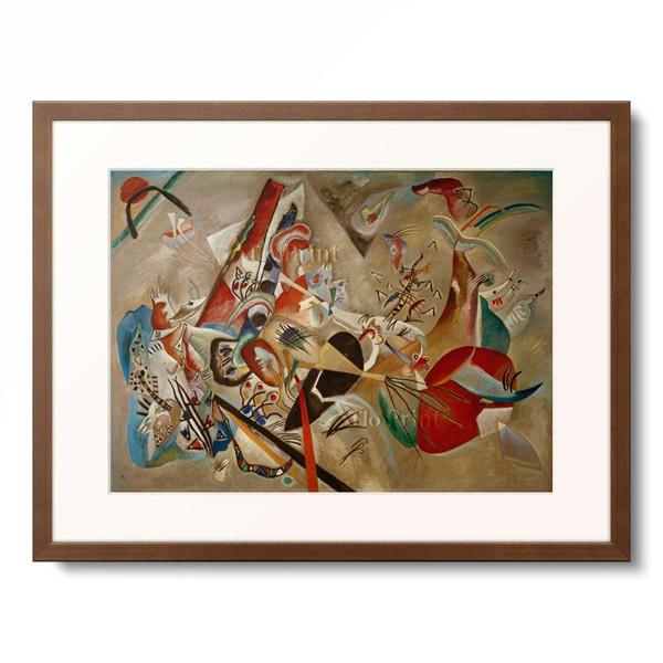 Kandinsky, Wassily. 1866-1944."With Grey", 1919.Oil on canvas, 129 × 176 cm.Nachlass Nina Kandinsky, 1981.Centre Georges...