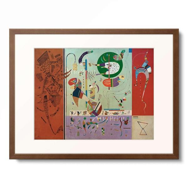 Kandinsky, Wassily. 1866-1944."Parties diverses",February 1940.Oil on canvas, 89 × 116 cm.Gabriele Munter- und Johannes ...