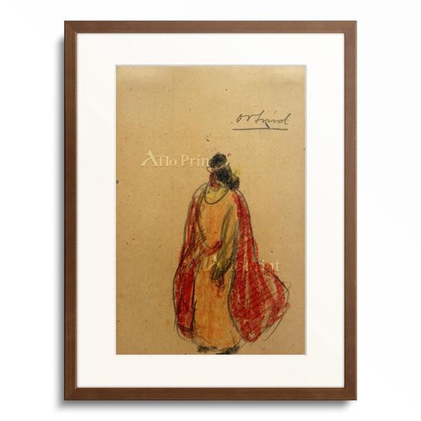 Wagner, Richard.German composer 1813-1883.Works: Lohengrin (premiere 1850).Ortrud.Figurine, 1918/19, by Laszlo Moholy-Na...