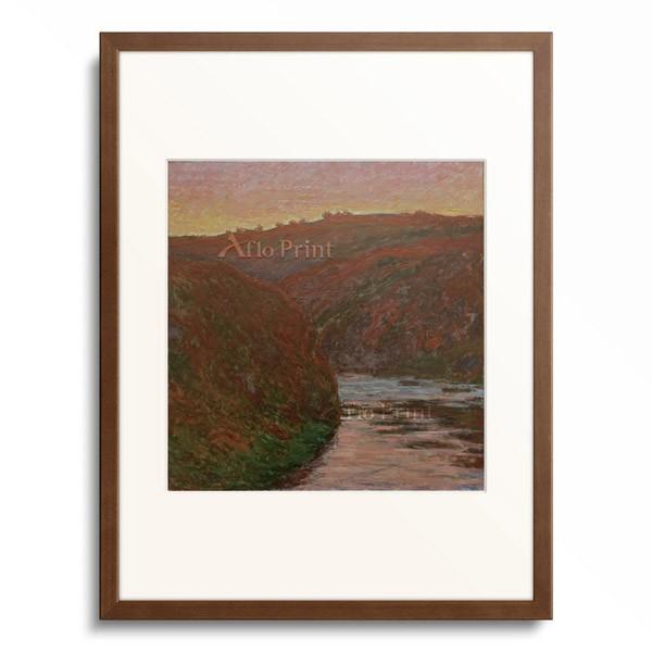 Monet, Claude 1840-1926."Creuse, soleil couchant" (the Creuse at sunset), 1889.(painted in Fresselines where the Grande ...