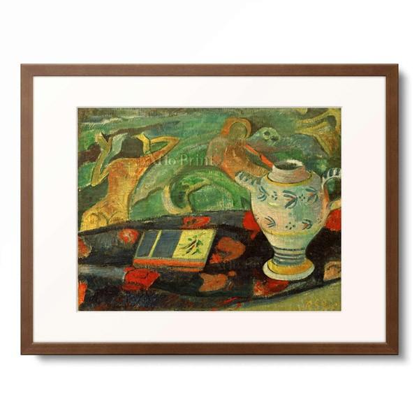 Gauguin, Paul;French painter, 1848-1903."Nature morte avec une cruche de Quimper" (Still live with Quimper jug), 1889.Oi...