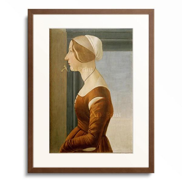 Botticelli, Sandro; born Alessandro Filipepi.1444/45-1510."Portrait of a Woman", c. 1475.(Simonetta Vespucci, Clarice Or...