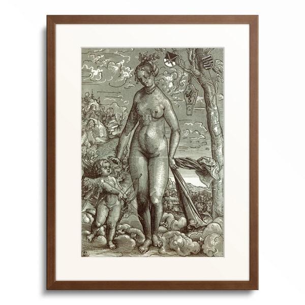 Cranach, Lucas the Elder 1472-1553."Venus and Amor", 1506.Clair-obscur-woodcut, 277 × 189mm.2nd version.Dresden, Staatli...