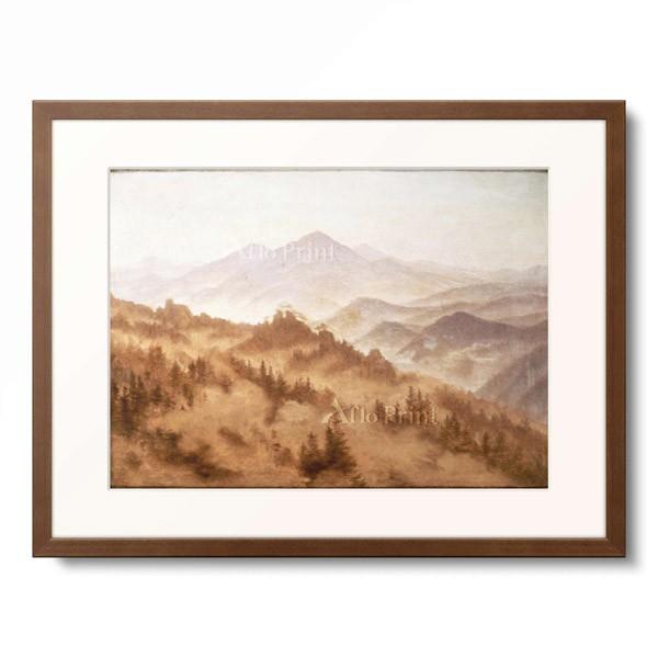 Friedrich, Caspar David 1774-1840."Mountainous landscape" (Misty morning in the Riesengebirge, landscape with the Rosenb...