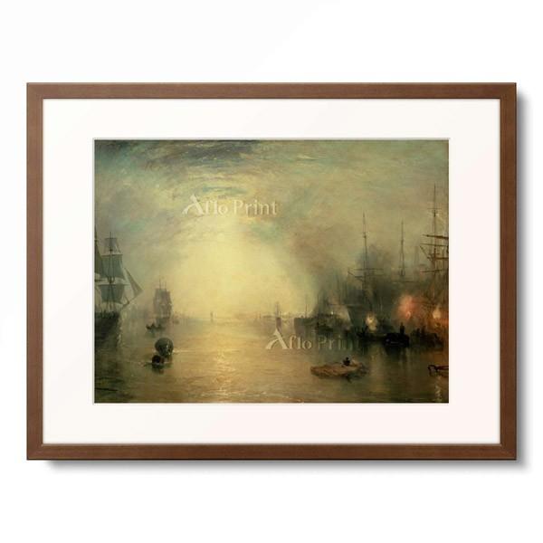 Turner, William 1775-1851."Keelmen Heaving in Coals by Moonlight",c. 1835.Oil on canvas, 92.3 × 123cm.Widener Collection...