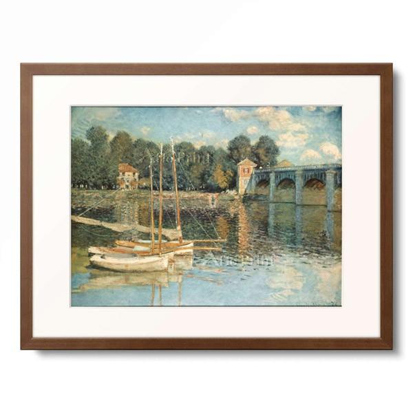 Monet, Claude 1840-1926."Le Pont d’Argenteuil" (Bridge at Argenteuil), 1874.Oil on canvas, 60.5 × 80cm.Paris, Musee d’Or...