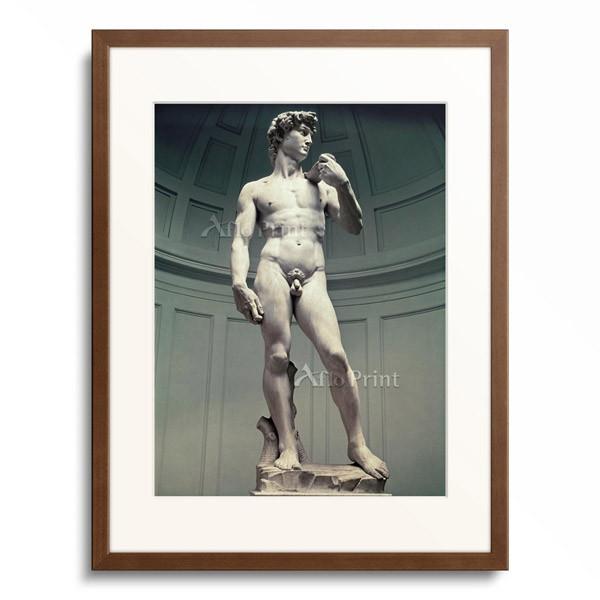 Michelangelo Buonarroti 1475-1564."David", 1501-1504.Marble, height 434cm.Florence, Galleria dell’Accademia.