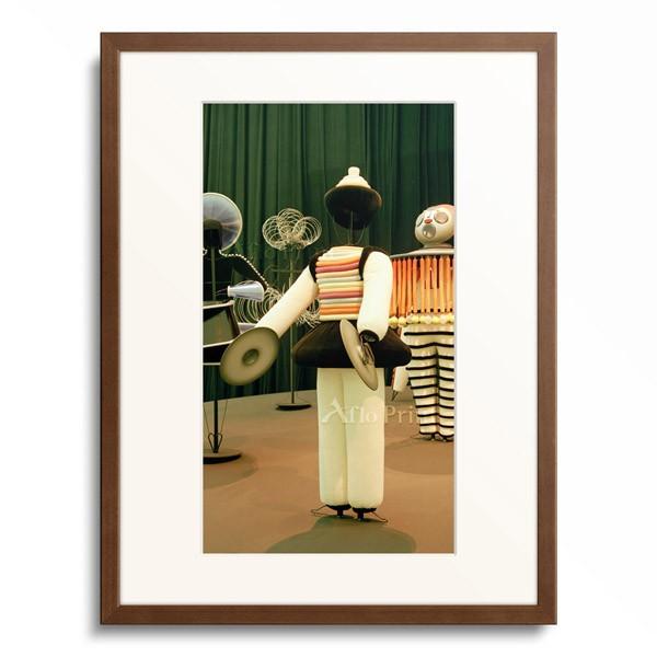 Schlemmer, Oskar 1888-1943."Turk", 1920/22.(Figurine from the Triadic Ballet, second pink row, 3rd entrance),reconstruct...