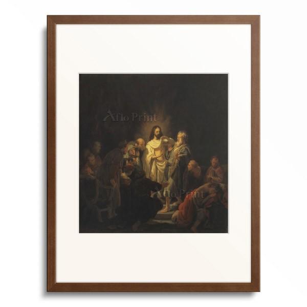 Rembrandt, Harmensz van Rijn 1606-1669."Doubting Thomas", 1634.Oil on wood, 53 × 51cm.Moscow, Pushkin Museum.