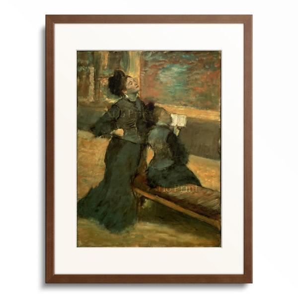 Degas, Edgar 1834-1917."La visite au musee" (The Museum visit), c. 1885.Oil on canvas, 91.8 × 68cm.Boston, Museum of Fin...