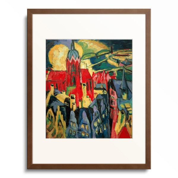 Kirchner, Ernst Ludwig 1880-1938."Frankfurter Dom" (Frankfurt Cathedral),1916.Oil on canvas, 70,5 × 60 cm.Sotheby’s Lond...