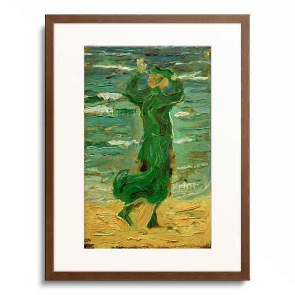 Marc, Franz 1880-1916."Women in the wind at the sea", 1907.Oil on card, 25 × 16 cm.Kochel am See, Franz Marc Museum.
