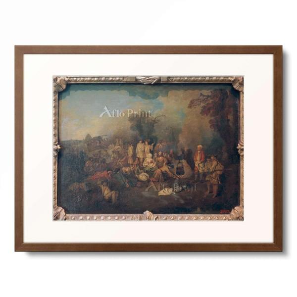 museum: Moscow, Pushkin Museumartist: Antoine Watteautime period: 18TH CENTURY; 2ND MILLENNIUM A.D.technique: PAINTING (...