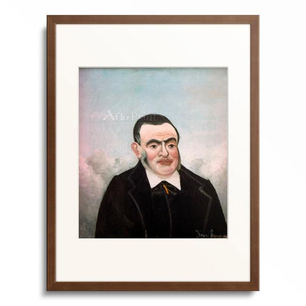 Rousseau, Henri 1844-1910."Portrait de femme" (Portrait of a woman), c. 1905. (Counterpiece to "Portrait d’homme" -Portr...