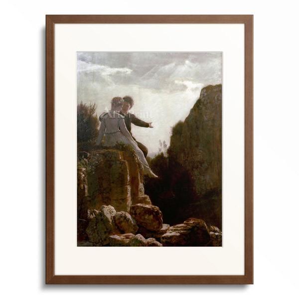 Bocklin, Arnold 1827-1901."Honeymoon", c. 1890.On wood, 72 × 52.5cm.Permanent loan of the Federal Republic of Germany,Fr...