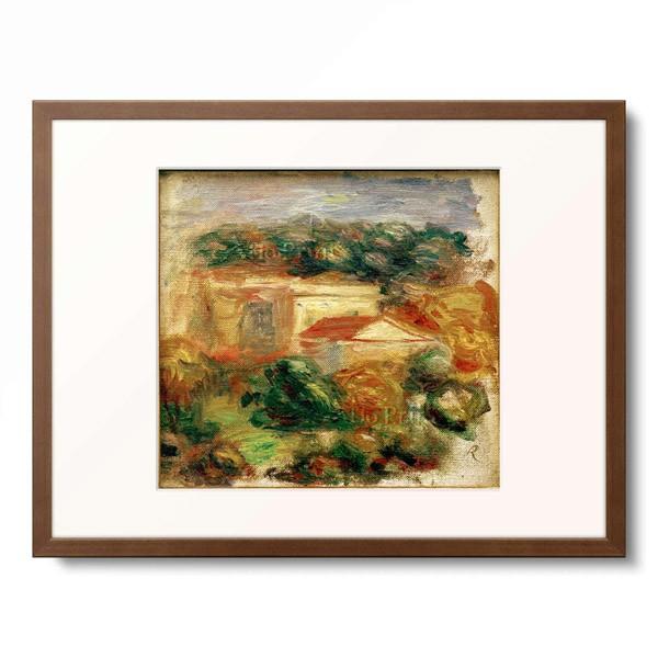 Renoir, Pierre-Auguste 1841-1919."Mediterranean Landscape, Cagnes", 1905-1910.Oil on canvas, 17 × 18.7 cm.Gift of Picass...