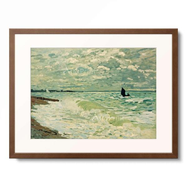 Monet, Claude.French painter; 1840-1926."The Sea near Sainte-Adresse", 1868.Oil on canvas, 60 × 81.6 cm.Inv. no. 1953.22...
