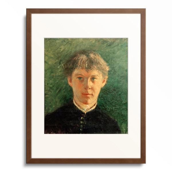 Caillebotte, Gustave 1848-1894."Portrait d’un collegien" (Portrait of a Collegiate), c. 1879.Oil on canvas, 39 × 34 cm.N...