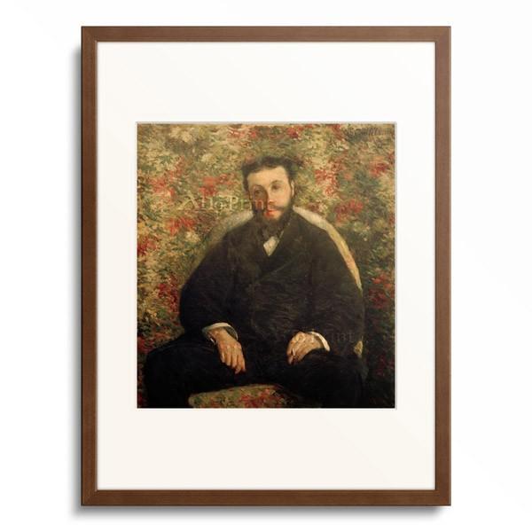 Caillebotte, Gustave 1848-1894."Portrait d’A. Cassabois", 1877.Oil on canvas, 80 × 74 cm.Los Angeles, private collection.