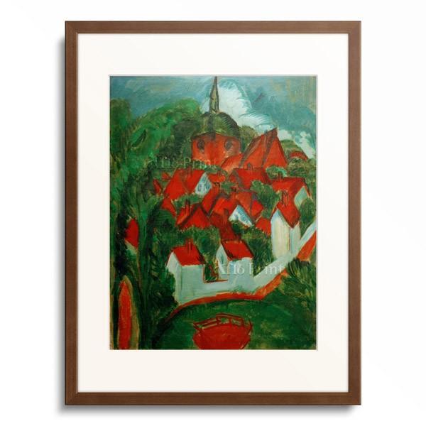 Kirchner, Ernst Ludwig 1880-1938."Mountain on Fehmarn", 1912. (Fehmarn is an island in the Baltic Sea.)Oil on canvas, 12...