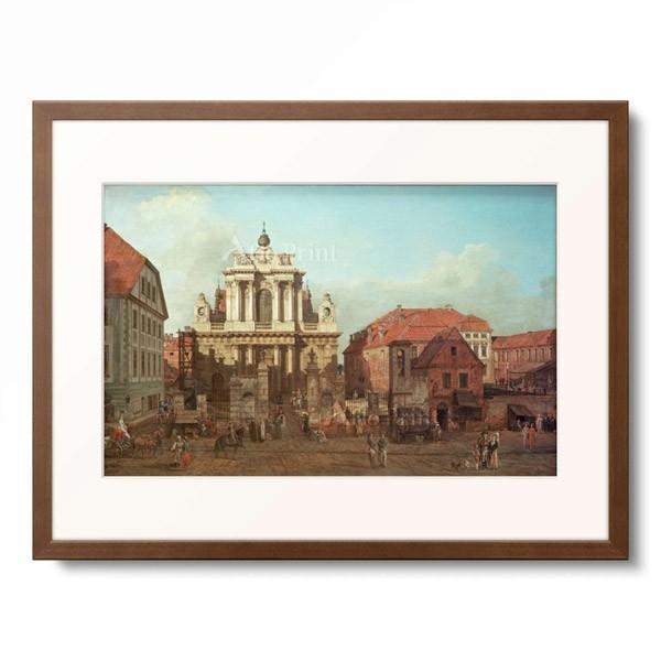 Warsaw - Warszawa (Poland),Carmelite church (begun in 1643, completed in 1779; architect: Constante Tencalla)."Warsaw, C...