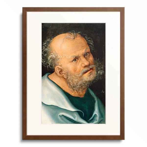 Cranach, Lucas the Elder 1472-1553."The Apostle Peter", Wittenberg, circa 1515. (Pendant piece to "The Apostle Paul", ci...