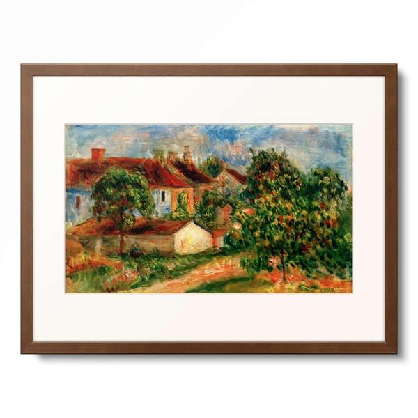 Renoir, Auguste 1841-1919."Maisons de village, toits rouges"(Village houses wiht red rooves), 1905.Oil on canvas, 28.5 ×...