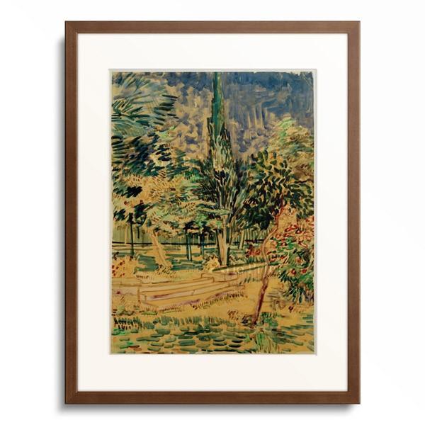 Gogh, Vincent van; 1853-1890."Stairs in the Garden of the Asylum"(garden of the asylum Saint-Paul-de-Mausole in Saint-Re...