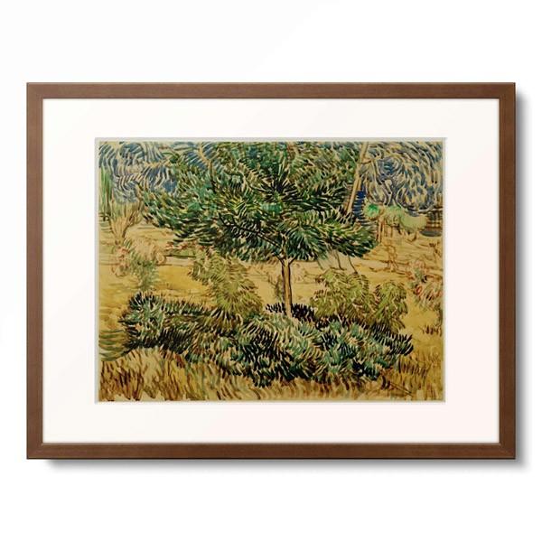 Gogh, Vincent van; 1853-1890."Tree and bushes in the Garden of the Asylum" (garden of the mental hospital Saint-Paul-de-...