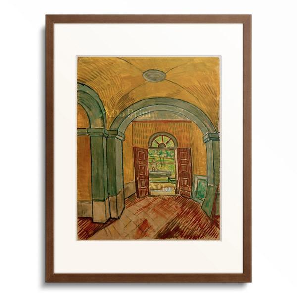 Gogh, Vincent van. 1853-1890."Vestibule of the Asylum" (mental hospital Saint-Paul-de-Mausole in Saint-Remy-de-Provence)...