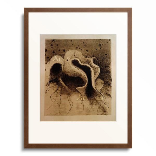 Redon, Odilon (eigentl. Bertrand-Jean), 1840-1916."---les betes de la mer rondes comme les outres" (…the beasts of the s...