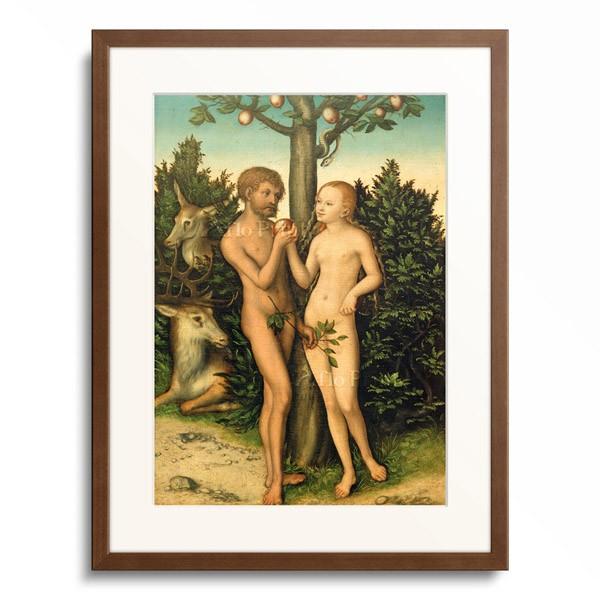 Cranach, Lucas the Elder. 1472-1553."Adam and Eve", 1532.On wood, 50 × 35 cm.Inv. no. G 272Magdeburg, Kulturhistorisches...