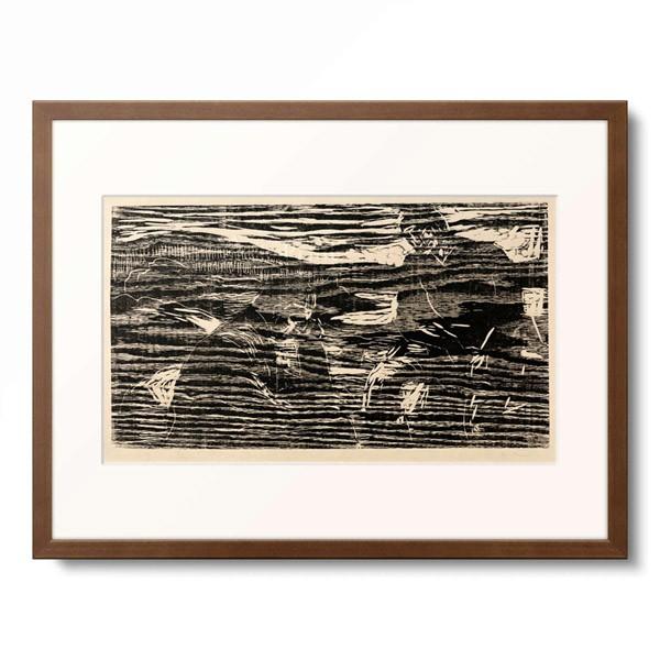 Munch, Edvard1863-1944,Norwegian painter."The Pretenders", 1917.(Title of a play by Henrik Ibsen, 1828-1906).Woodcut on ...