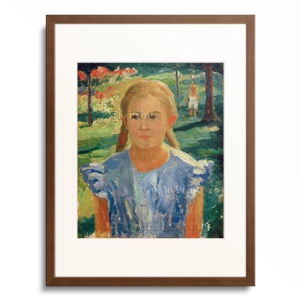 Kasimir Malewitsch; 1879-1935."Portrait of Una", 1930-1933.(Una Kasimirovna Malevich, reunited Uriman, daughter of the a...