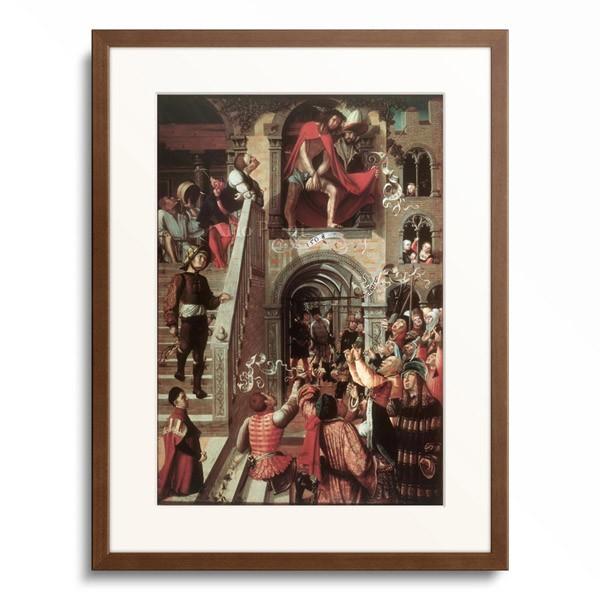 Ecce HomoGortschacher, Urban; um 1485 - nach 1530. "Ecce Homo", 1508.Malerei auf Tannenholz,.99,5 x 73,5 cm. Aus Stift H...