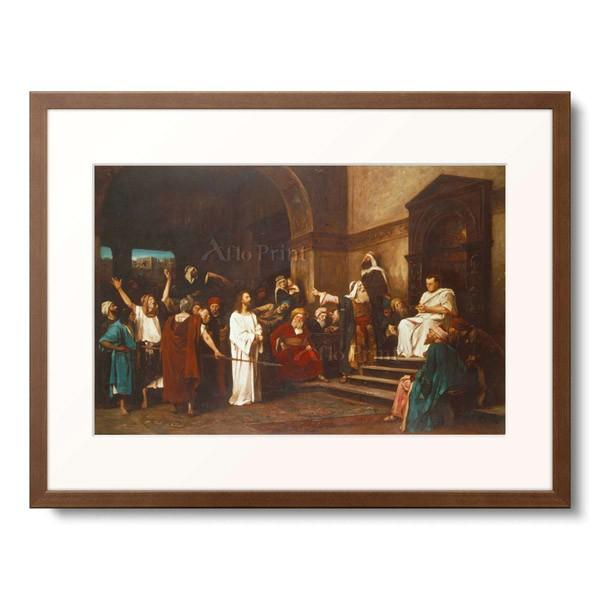 Artist:  Munkacsy, Mihaly,1844-1900 Imagetitle:  Christ in front of Pontius Pilate. 1881. Location:  Budapest, Ungarisch...