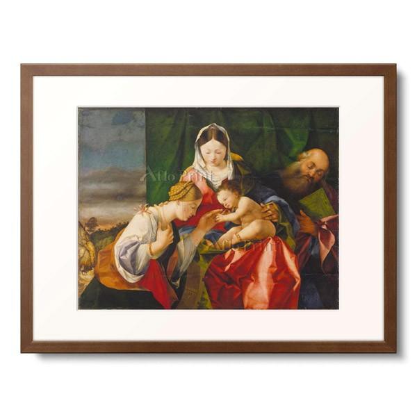 作家名:ロレンツォ・ロットArtist: Lotto, Lorenzo,um1480-1556 国籍:イタリアジャンル :ルネサンスImagetitle:Die mystische Vermahlung der heiligen Katha...