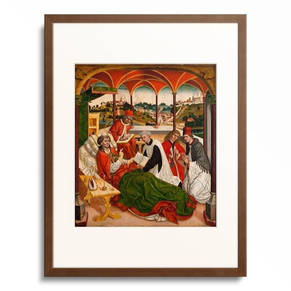 所蔵: アルテ・ピナコテークバイエルン州立絵画コレクションArtist: Polack, Jan,um1435-1519 Imagetitle: Death of Saint Corbinian (with view of Freising...